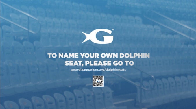 Own Your Dolphin Seat - Support Georgia Aquarium Education Programs